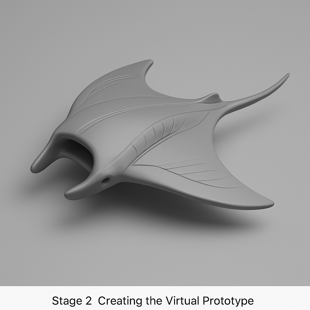 Manta Ray Mimicry - Robotics Modelling and Design